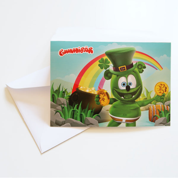 Gummibär (The Gummy Bear) St. Patrick's Day Greeting Card ~ Rainbow Le ...