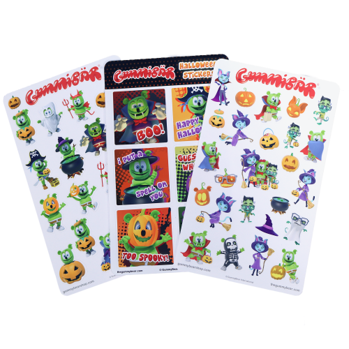 Gummibär (The Gummy Bear) Halloween Sticker Sheet Set – GummyBearShop